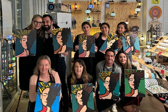 Paint and Sip Classes Melbourne: Acrylic Art, Canvas & Wine - Booking in Advance and Group Sizes