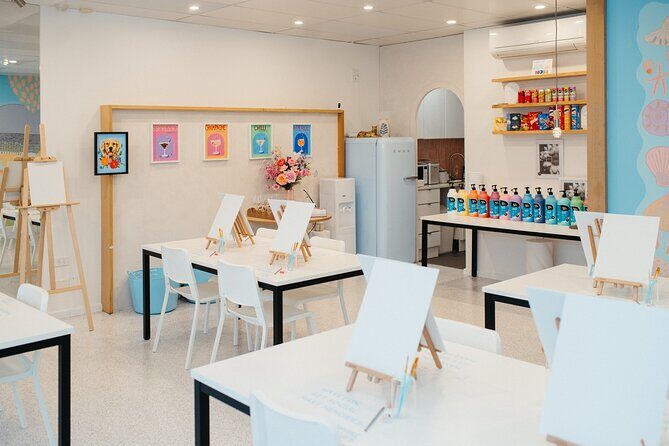 Paint and Sip in Torquay VIC - BYO food and drinks - The Practical Side: Pricing, Group Size, and Accessibility