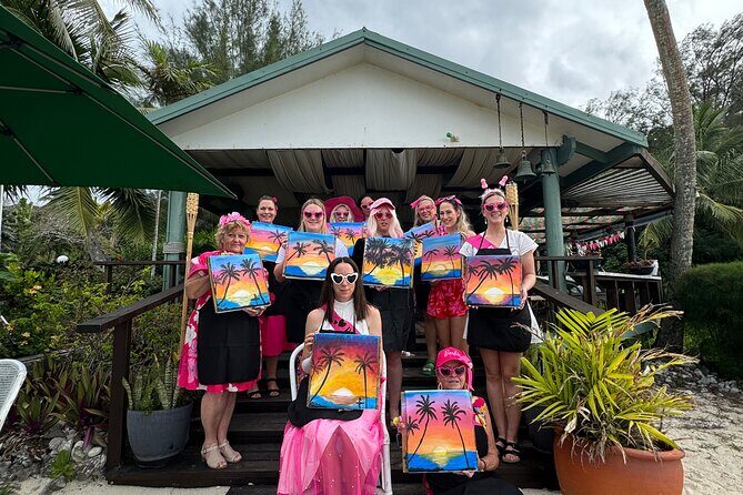 Paint & Sip Experience Rarotonga - Key Points