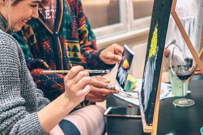 Paint & Sip in a 17th-Century Palazzo with Wine & Pizza - The Social Element