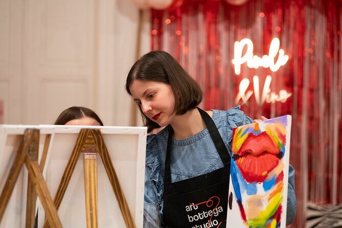 Painting party at Art Bottega - Paint & Wine Studio in Zagreb - Key Points