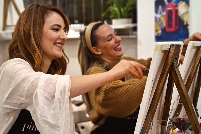 Painting party at Art Bottega - Paint & Wine Studio in Zagreb - The Experience in Context
