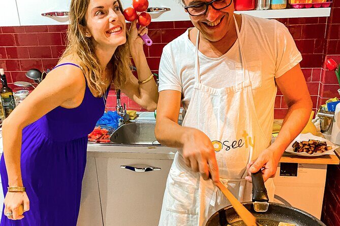 Palermo Rooftop Cooking Class with Full Meal, Wine & Storytelling - Key Points