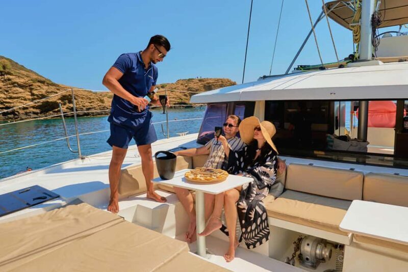 Panormo: Luxury Catamaran Cruise with Lunch & Open Bar - The Itinerary Breakdown