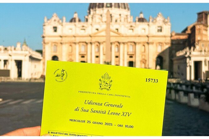 Papal Audience and Guided Tour for St. Peter's Basilica - Key Points