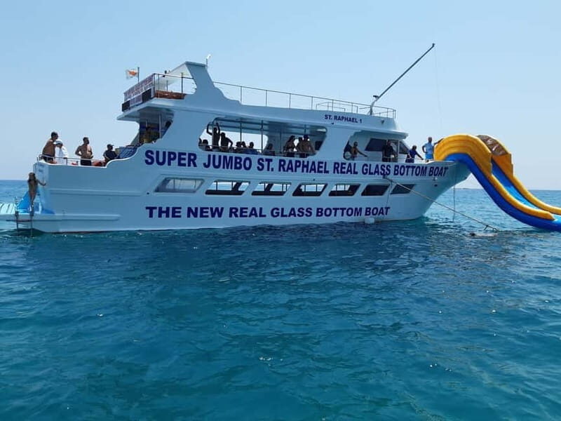 Paphos: Glass Bottom Boat Trip with Swimming or Snorkeling - Key Points