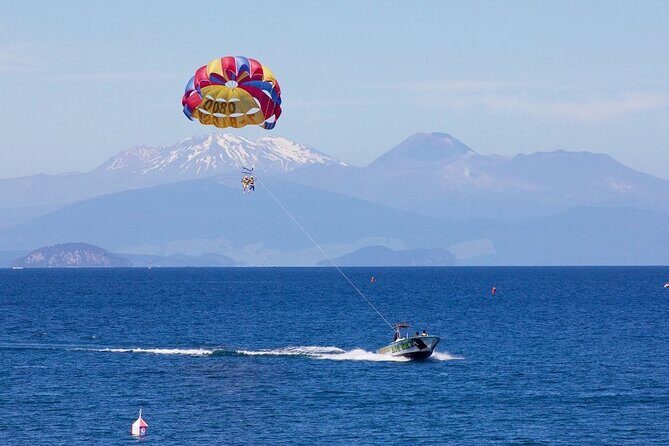 Parasailing Adventure over Lake Taupo - Parasailing Adventure over Lake Taupo