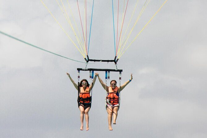 Parasailing & Beach Club with Transportation In Riviera Maya - FAQ