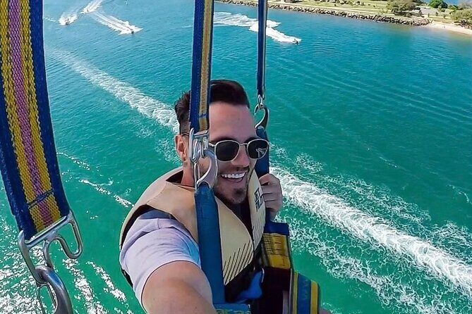 Parasailing on the Gold Coast, Fly solo, Tandem or Triple - An Authentic Gold Coast Experience: Parasailing with Surfers Paradise Water Sports