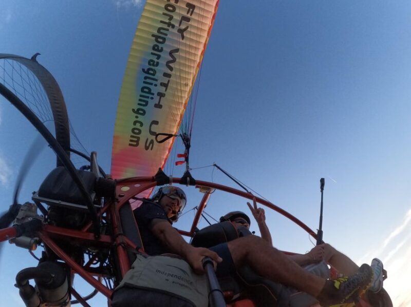 Paratrike Flight over Corfu's West Coast - Key Points  