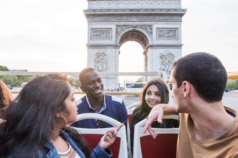 Paris: Arc de Triomphe Ticket & Big Bus Hop-on Hop-off Tour - Optional Seine River Cruise