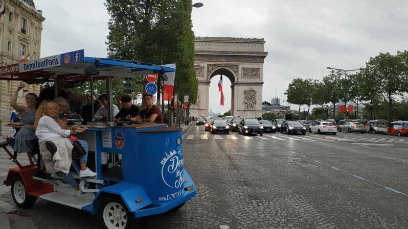 Paris: Beer Bike Bar With Drinks Included - Key Points