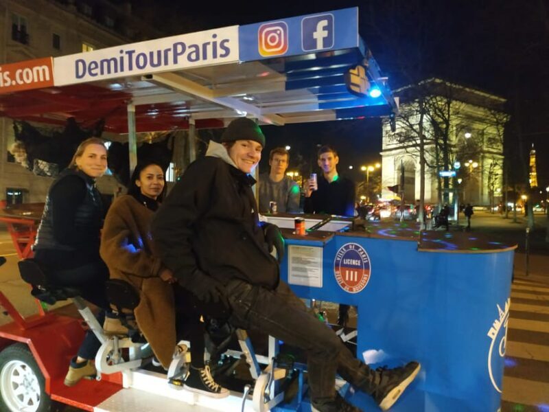 Paris: Beer Bike Bar With Drinks Included - Getting to Know the Beer Bike Bar Tour