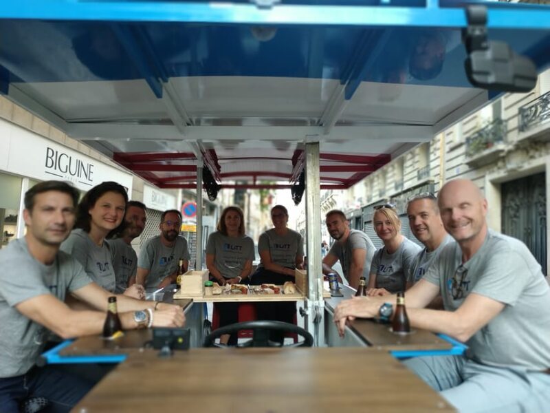 Paris: Beer Bike Bar With Drinks Included - Practical Considerations