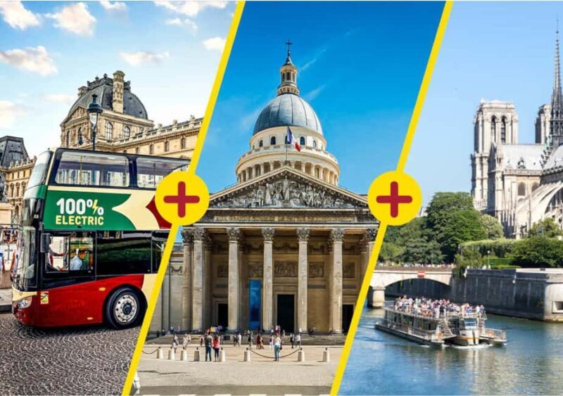 Paris: Big Bus Hop-on Hop-off Tour and Pantheon entrance - Key Points