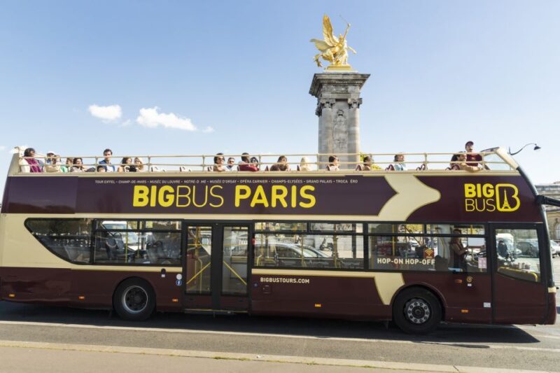 Paris: Big Bus Hop-on Hop-off Tour & Panoramic Night Tour - The Heart of the Tour: Exploring Paris by Day