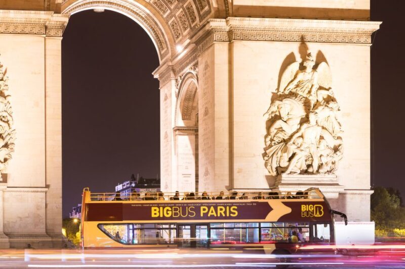 Paris: Big Bus Hop-on Hop-off Tour & Panoramic Night Tour - Transportation and Convenience