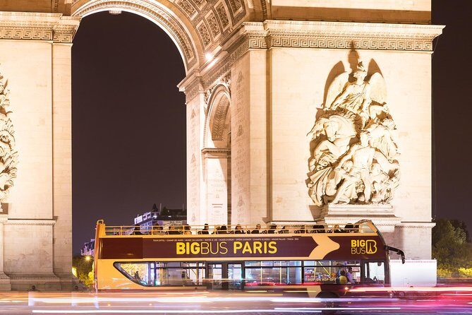 Paris Big Bus Open Top Panoramic Night Tour - FAQs