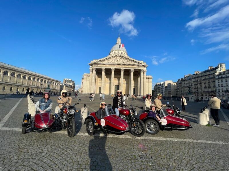 Paris by sidecar 1HR Tour - Key Points