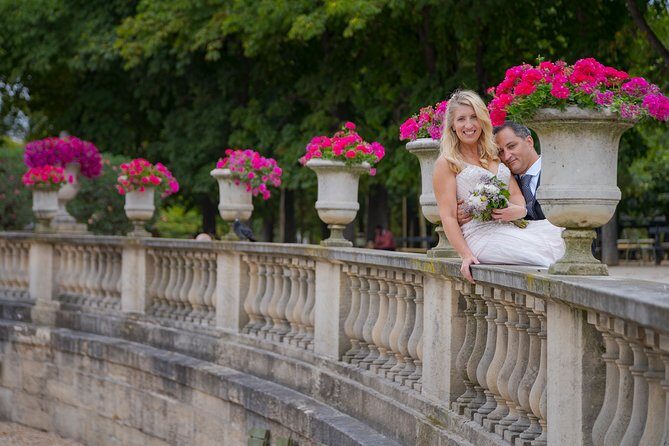 Paris Luxembourg Garden Wedding Vows Renewal Ceremony with Photo Shoot - Whats Included and What’s Not