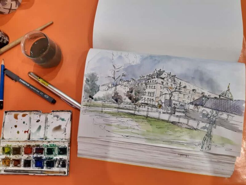 Paris: Plein Air Sketching Course, Drawing & Watercolor - The Artistic Experience & Authenticity