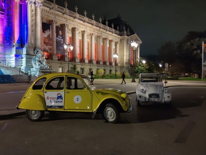 Paris: Private Christmas Lights Tour by Citroën 2CV - The Vintage Car Experience