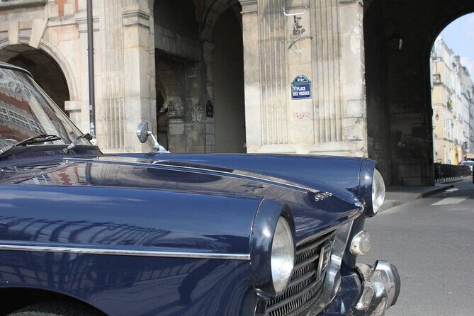 Paris Private Tour by Vintage Car with Wine Tasting - An Elegant Ride Through Pariss Iconic Sights