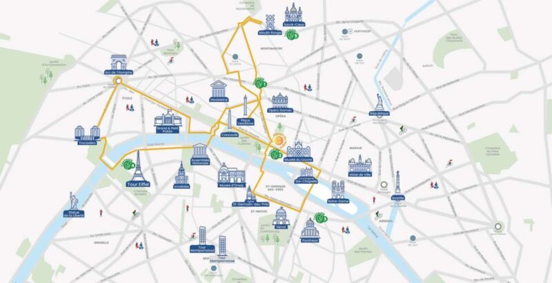 Paris: Tootbus Panoramic by Night Bus Tour with Audioguide - Key Points