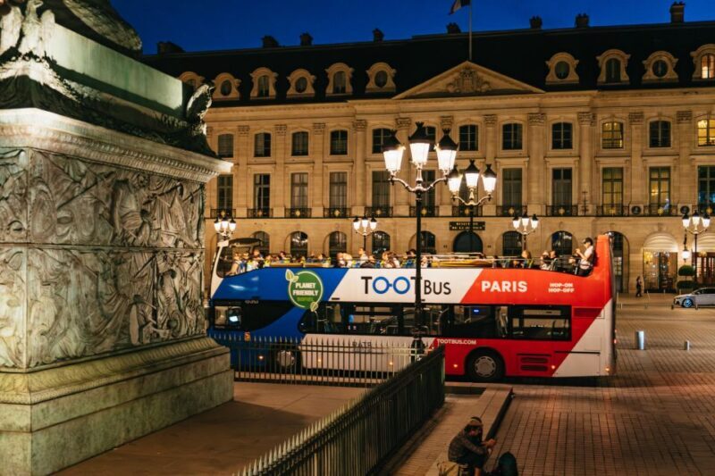 Paris: Tootbus Panoramic by Night Bus Tour with Audioguide - FAQ