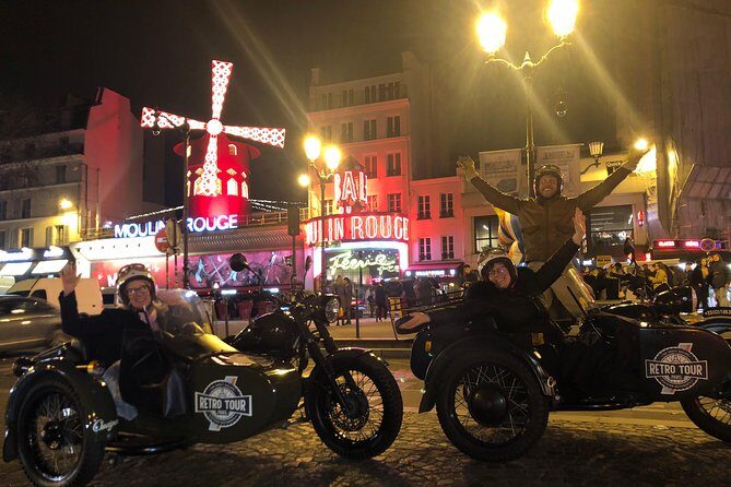 Paris Vintage Tour by Night on a Sidecar with Champagne - FAQ