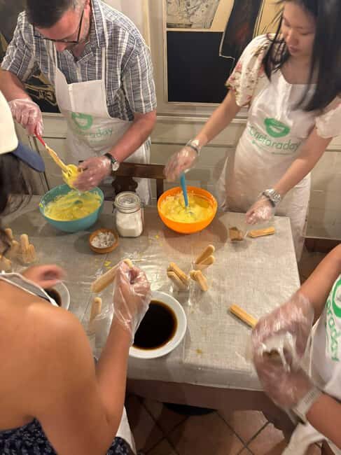 Pasta and tiramisù Cooking class with Wine at Piazza Navona - FAQs