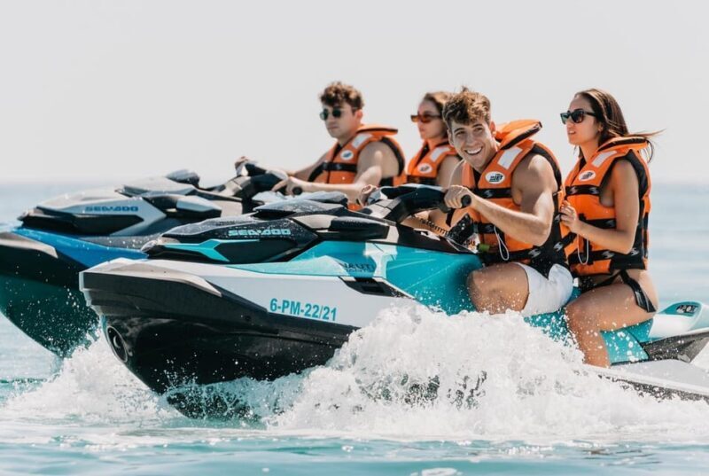 Peguera: Racing Car Drive and Jet Ski Combo Tour - Real Experiences from Participants