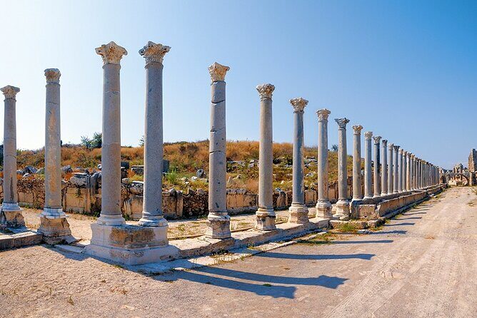 Perge Aspendos Aquaduct Side with Waterfall - Food and Included Extras