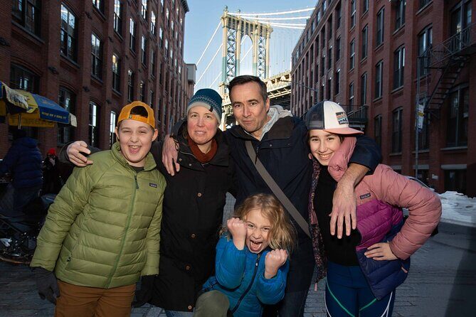 Photoshoots in Dumbo and Brooklyn Bridge - Washington Street: Historic Charm & City Views