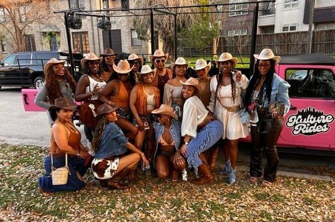 Pink Party Jeep Tour in 3rd Ward HTX - FAQs