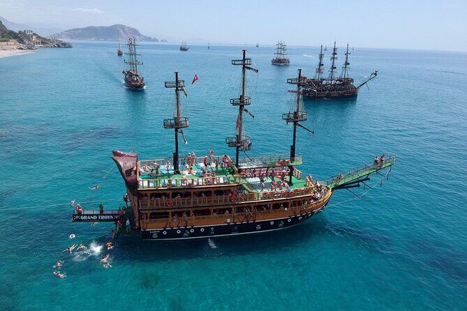 Pirate Boat Tour With Foam Party in Alanya - The Pros of This Tour