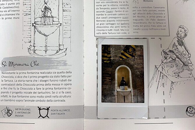 PolaTour The 17 Fountains of the Contradas of Siena - Key Points