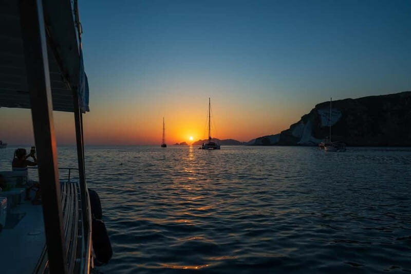 Ponza: Sunset boat ride with aperitif and a swim in Chiaia di Luna - Key Points  