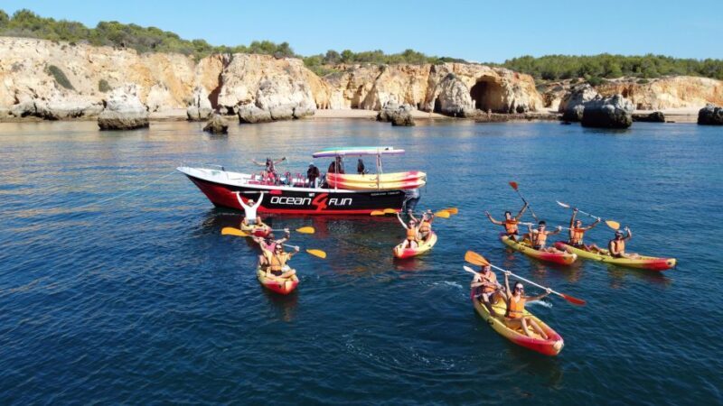 Portimão: Benagil Caves Speedboat and Kayak Guided Tour - Authentic Highlights from Reviewers