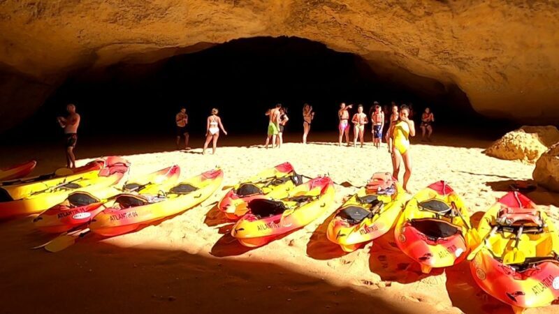 Portimão: Private Benagil Caves Catamaran and Kayak Tour - The Sum Up