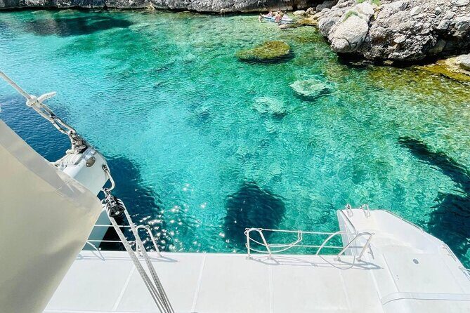 Porto Conte Half-day catamaran tour with aperitif - The Boat and Onboard Experience