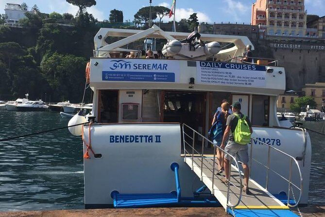 Positano & Amalfi Day Cruise From Sorrento, Seiano or C.Stabia - Who should consider this tour?