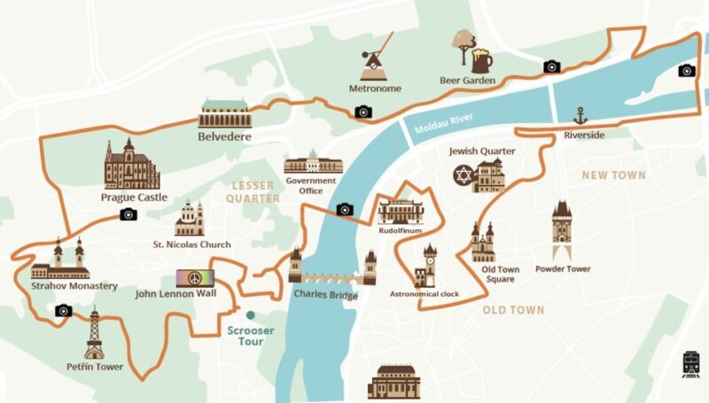 Prague: 10 Must-See Landmarks & Viewpoints on E-Bike Tour - FAQ