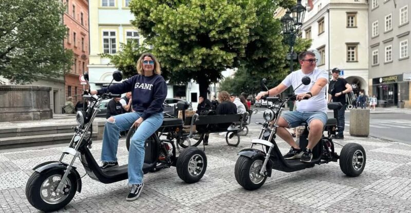 Prague: 2 hours FUN TRIKE tour in Prague with guide - Key Points