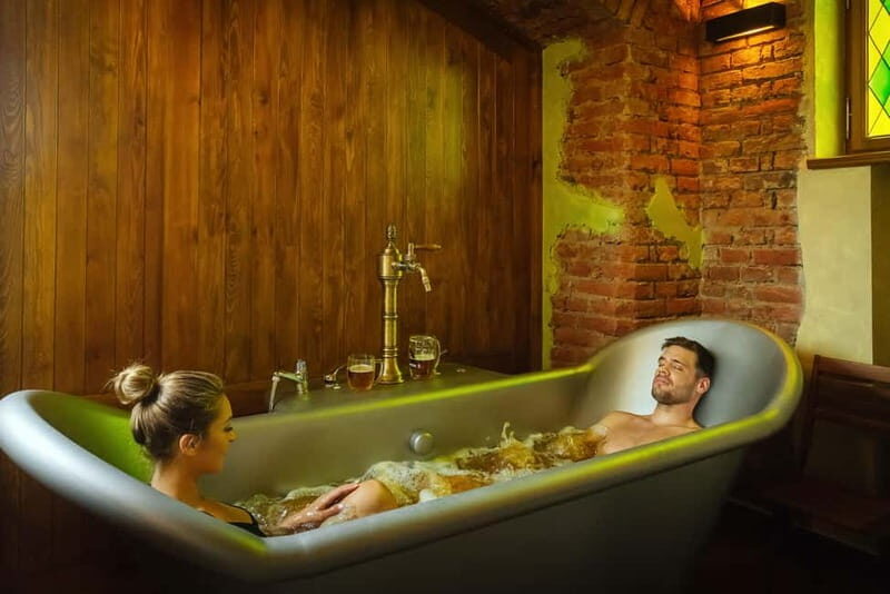 Prague: Beer and Wine Spa Bath with Salt Cave Experience - An Overview of the Experience