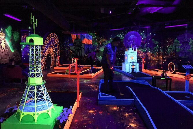 Prague Black Light Mini Golf Admission Ticket - FAQ