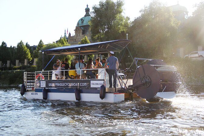Prague Cycle Boat - The Swimming Beer Bike - The Sum Up