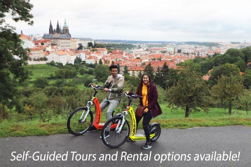 Prague: E-Bike/E-Scooter Viewpoint Tour - FAQs