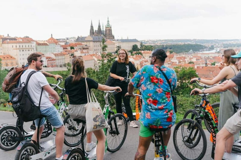 Prague: E-Scooter Grand City & Panoramas Small-Group Tour - Authentic Local Insights