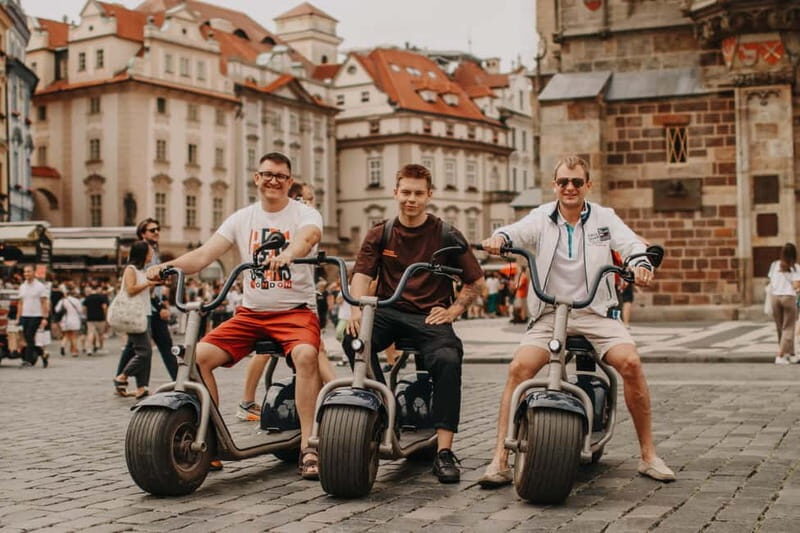 Prague: Guided Fat Tire e-Scooter Tour - Key Points